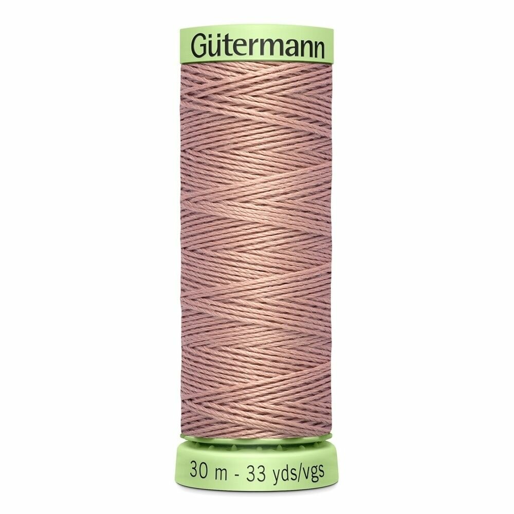 Декоративная нить Gutermann Top Stitch 30/30 м для декоративной отстрочки, 100% полиэстер, цвет 991 розово-бежевая пудра, 5 шт (3)