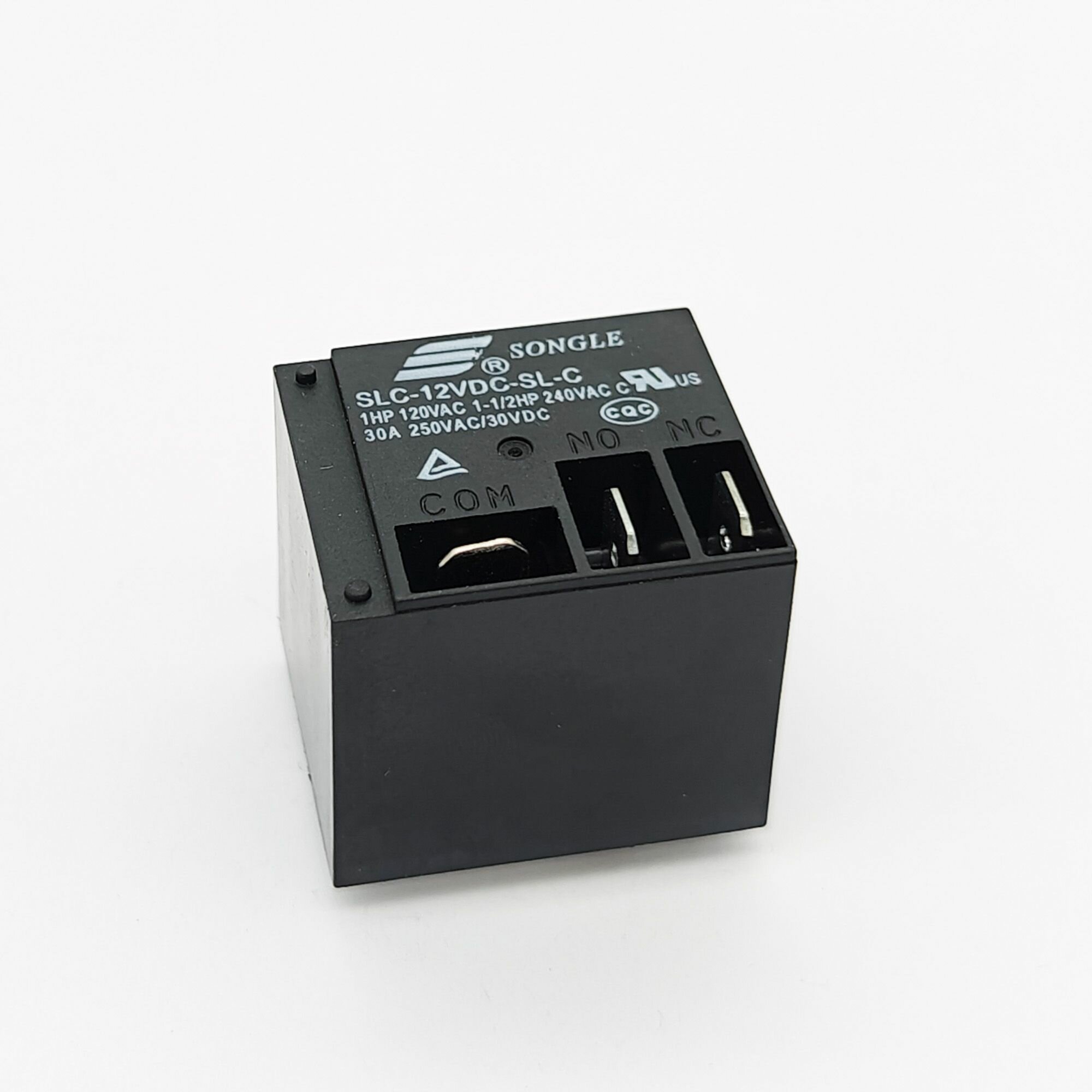 Реле электромагнитное 12в, 30а, SPDT, 32.2*27.6*28мм, Songle (T91) SLC-12VDC-SL-C