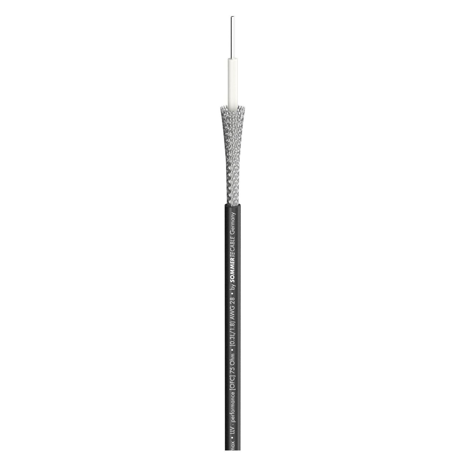 Кабель коаксиальный Sommer Cable 600-0251-01 SC-Monomax Black 100.0m, катушка