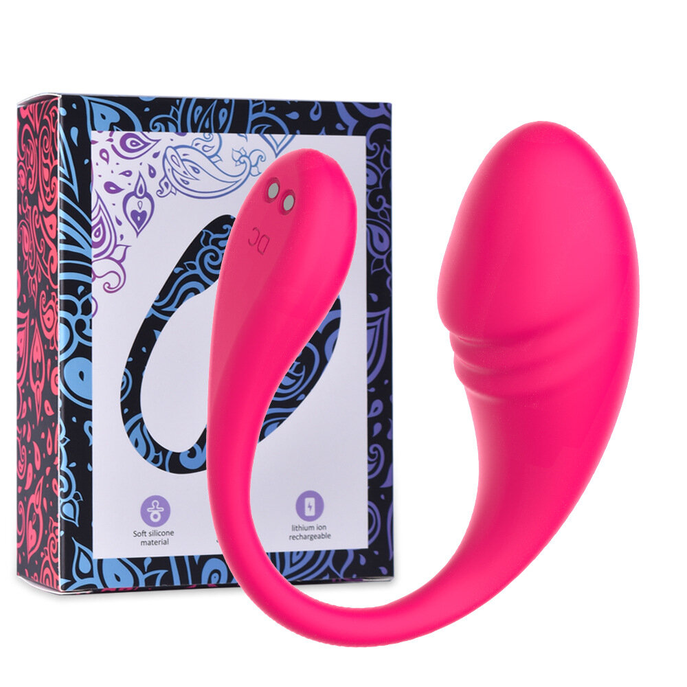 Вибратор женский, виброяйцо с дистанционным управлением, цвет: Розовый. 19 см