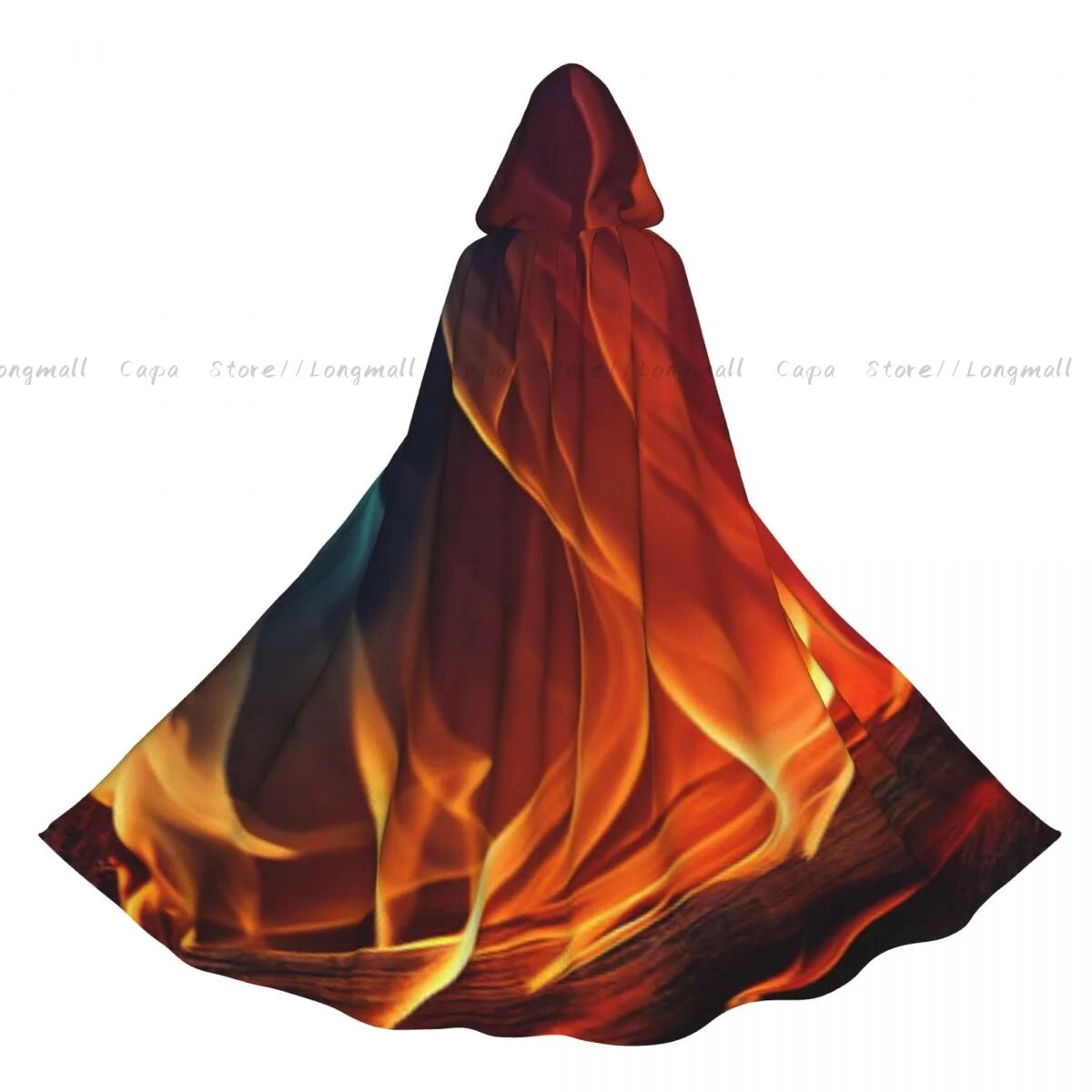 Горящий плащ Дейдара из полиэстера 10