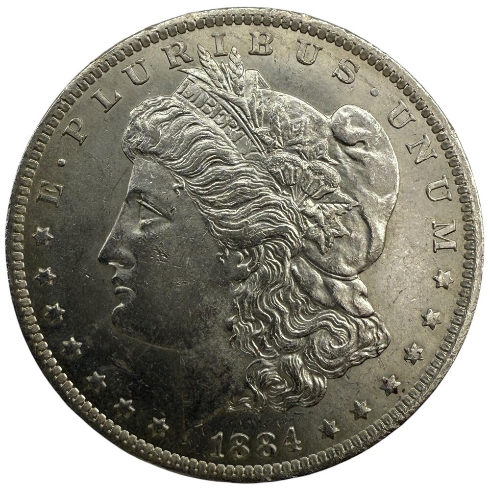 США 1 доллар 1884 г. (Доллар Моргана) (O)