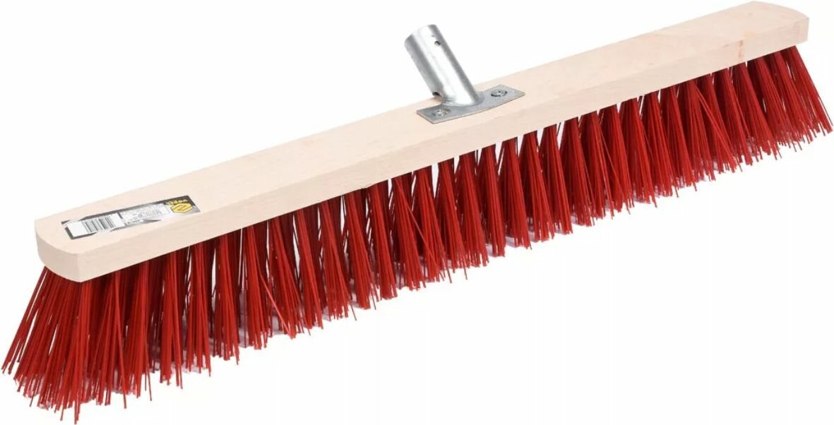 Щетка строительная для подметания пола 500 мм металлический крепеж без черенка