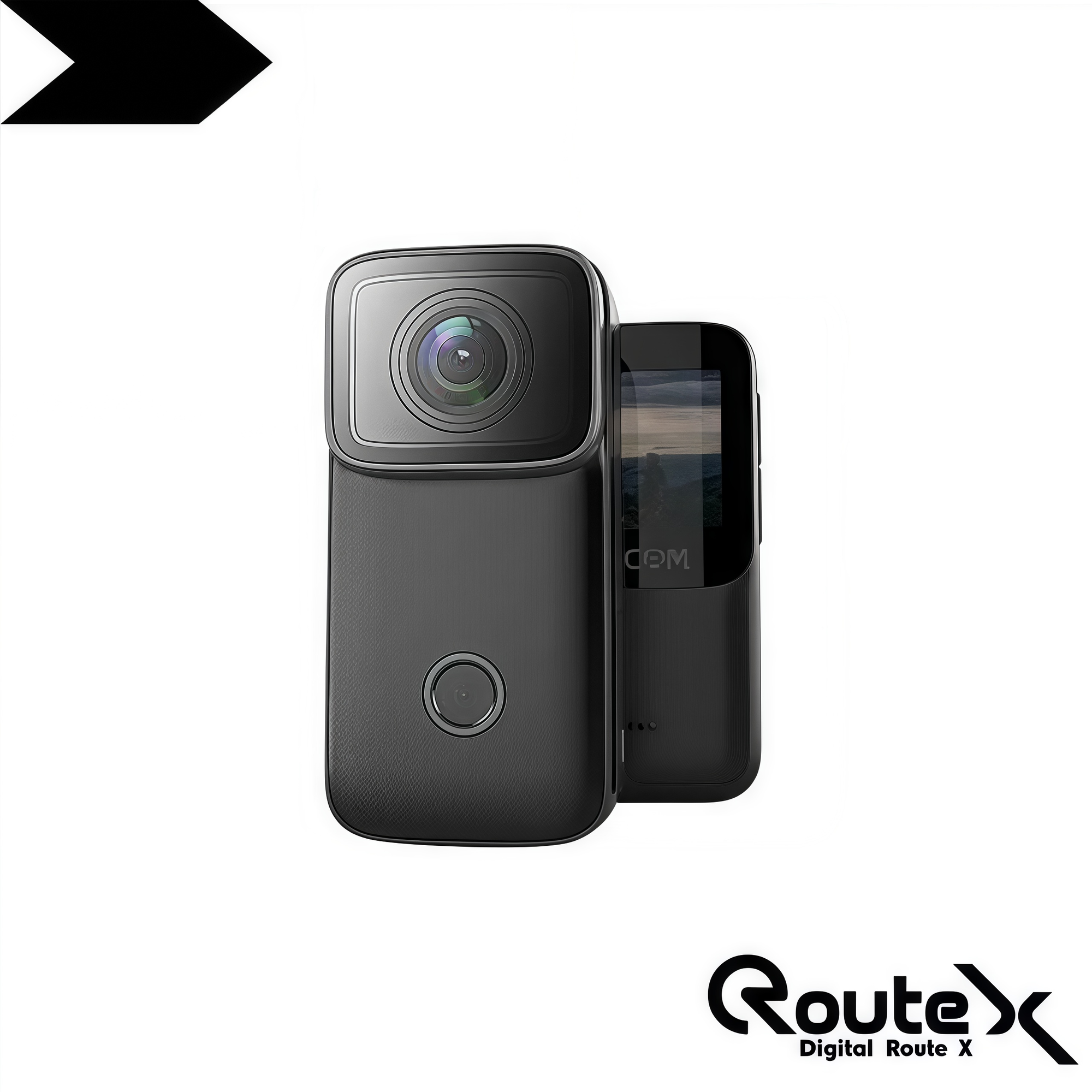 Экшн камера SJCam C200 черная с креплением, цифровым стабилизатором, водонепроницаемая 4K Ultra HD