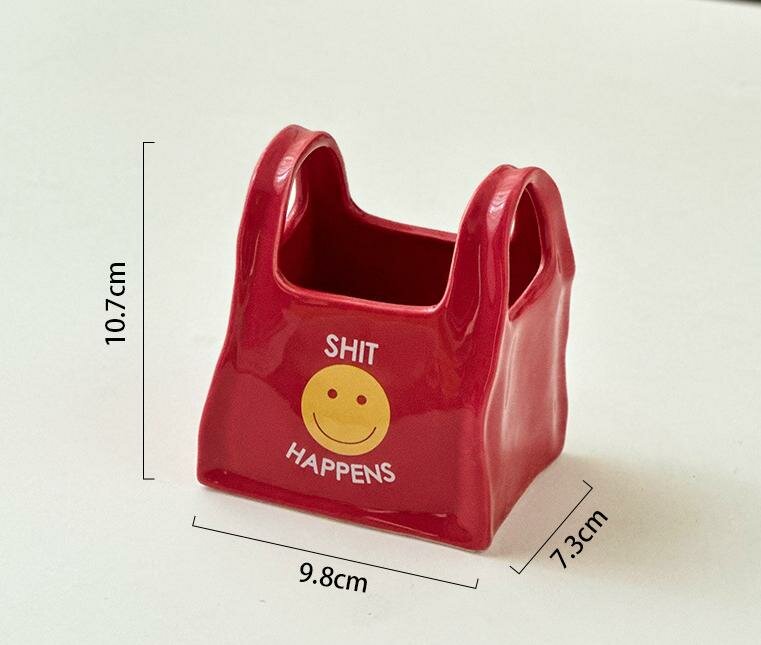 Ручная сумка, настольный керамический держатель для ручек, коробка для хранения, ведерко для хранения, маленькие украшения