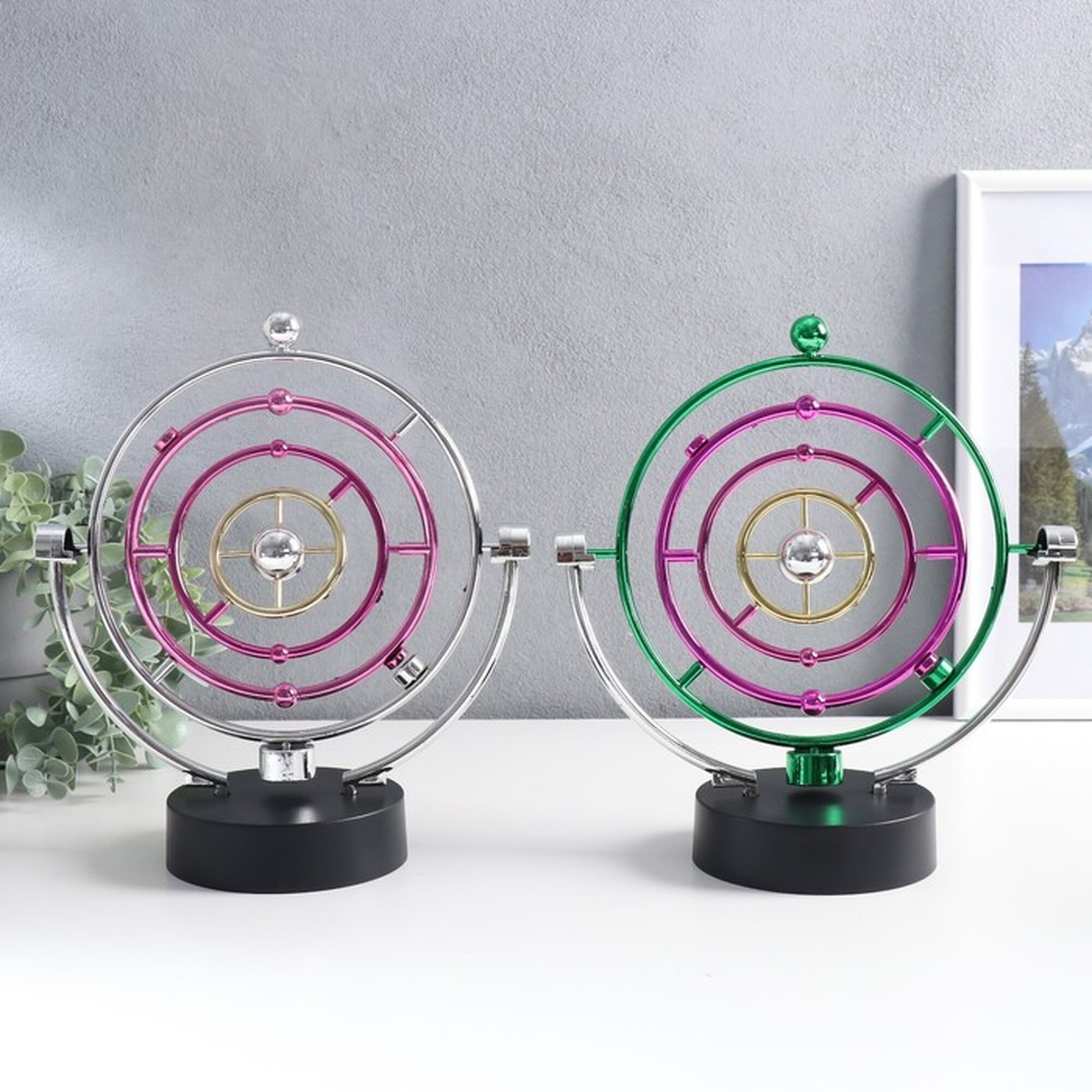 Маятник "Планета с орбитами" микс 23.5х22х2,5 см