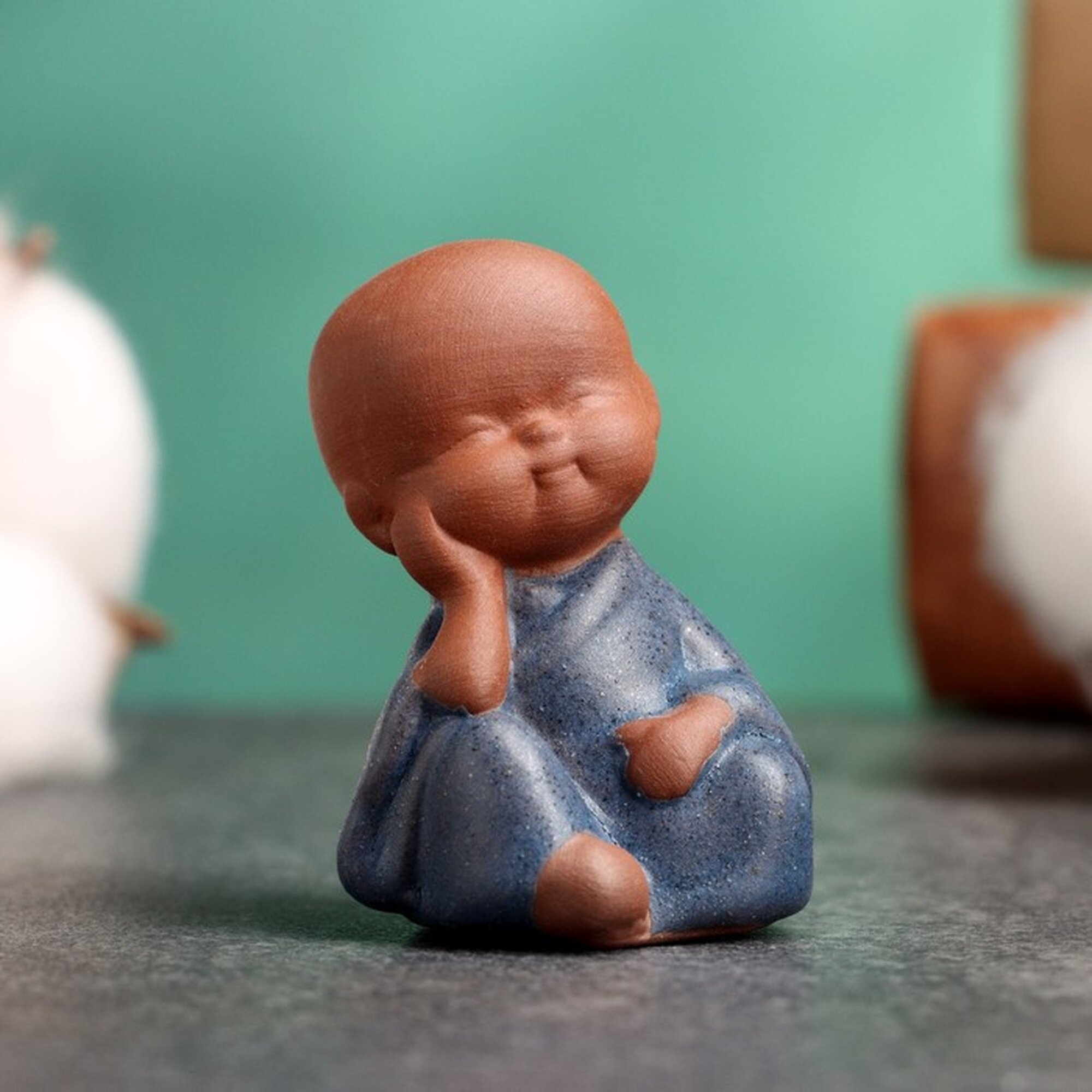 Фигурка Take It Easy "Маленький Будда", керамическая, 4,5 x 3,5 см