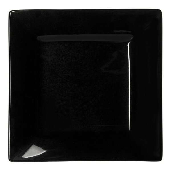 Тарелка квадр.21*21см черн. фарфор (Бренд Kunstwerk, страна Китай)