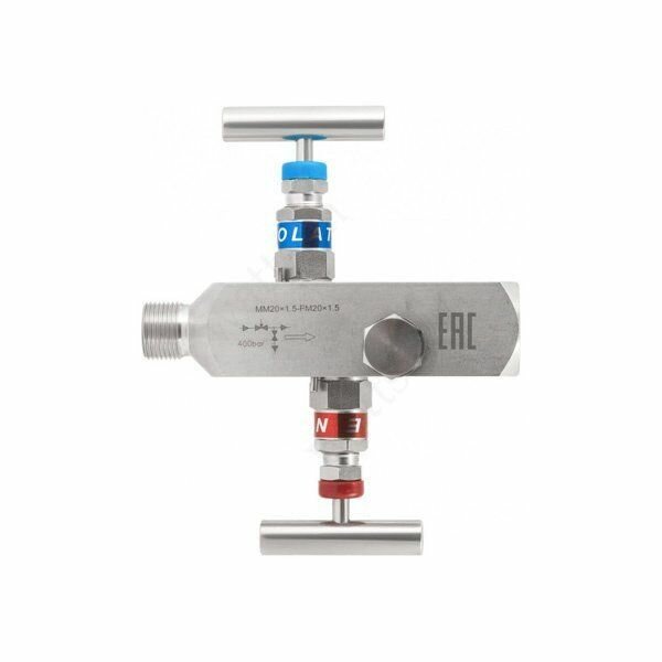 Двухвентильный игольчатый клапан SS-2R до 40 МПа