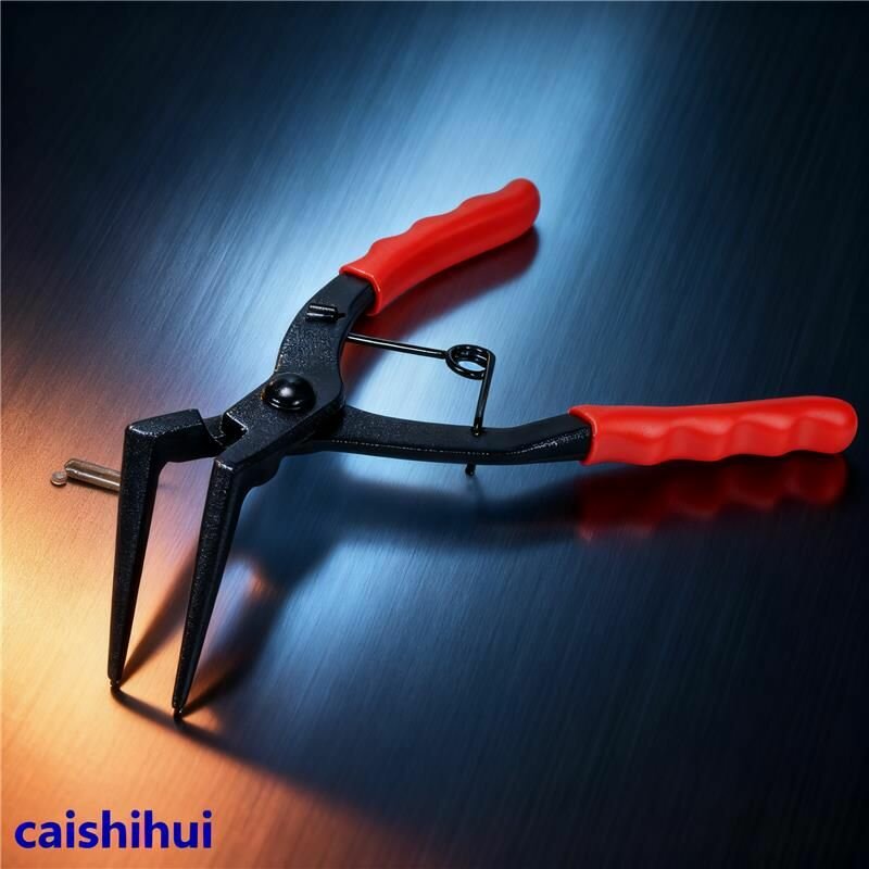 Съёмник внутренних стопорных колец изогнутый для суппортов АвтоDело 30422, 190 мм, 56 мм