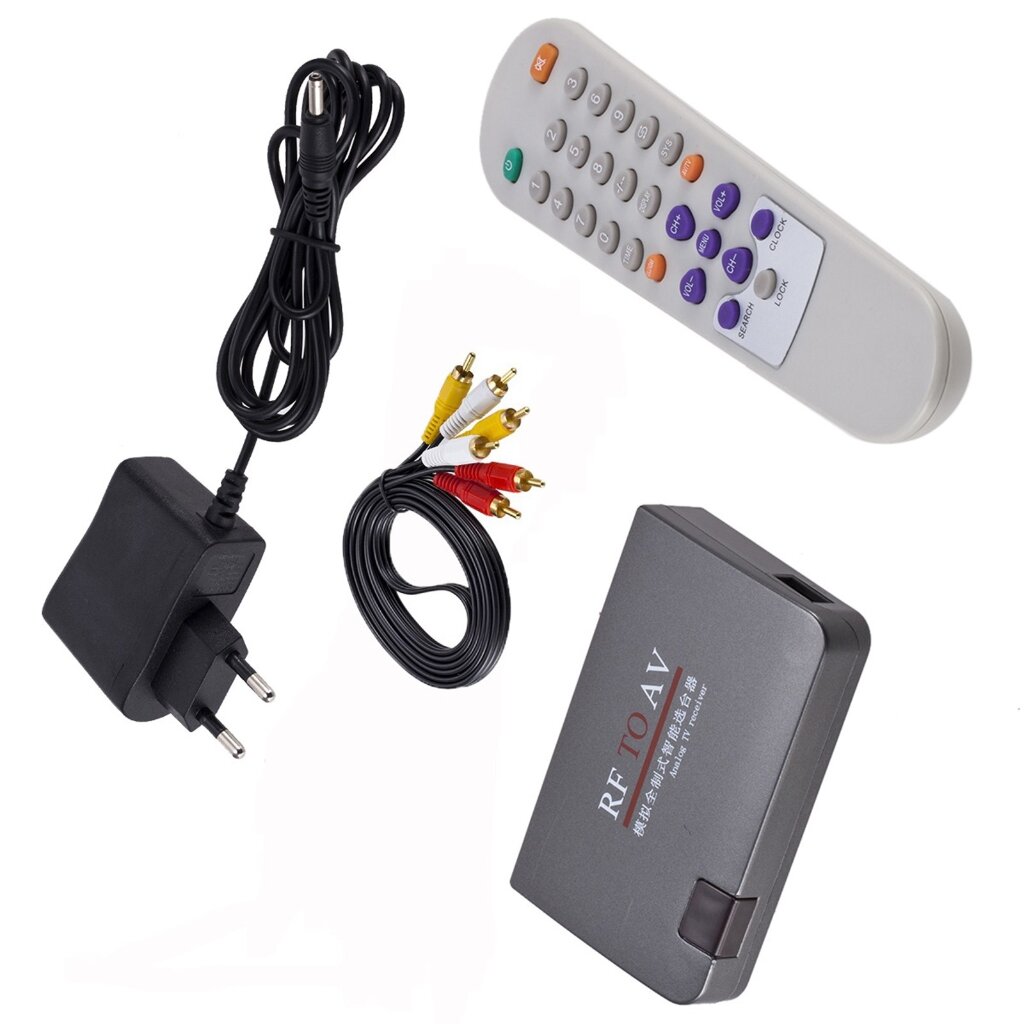 RF-конвертер в видео и аудио для ТВ с пультом управления