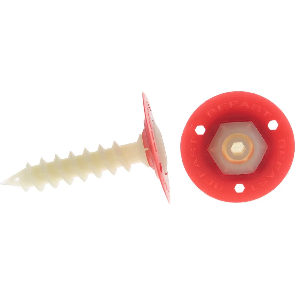 BEFAST Анкер шуруп ГБ для газобетона12/18х90 с рондолью ASBF090R210S