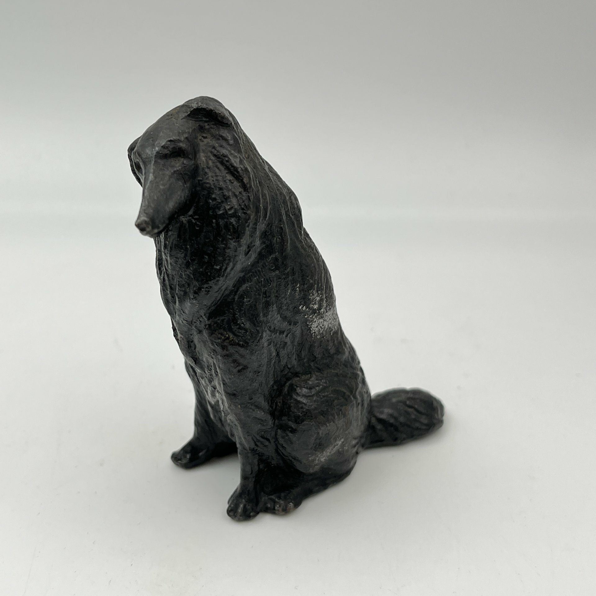 Статуэтка "Собака колли", чугун, крашение, Российская Федерация, 1990-2000 гг.