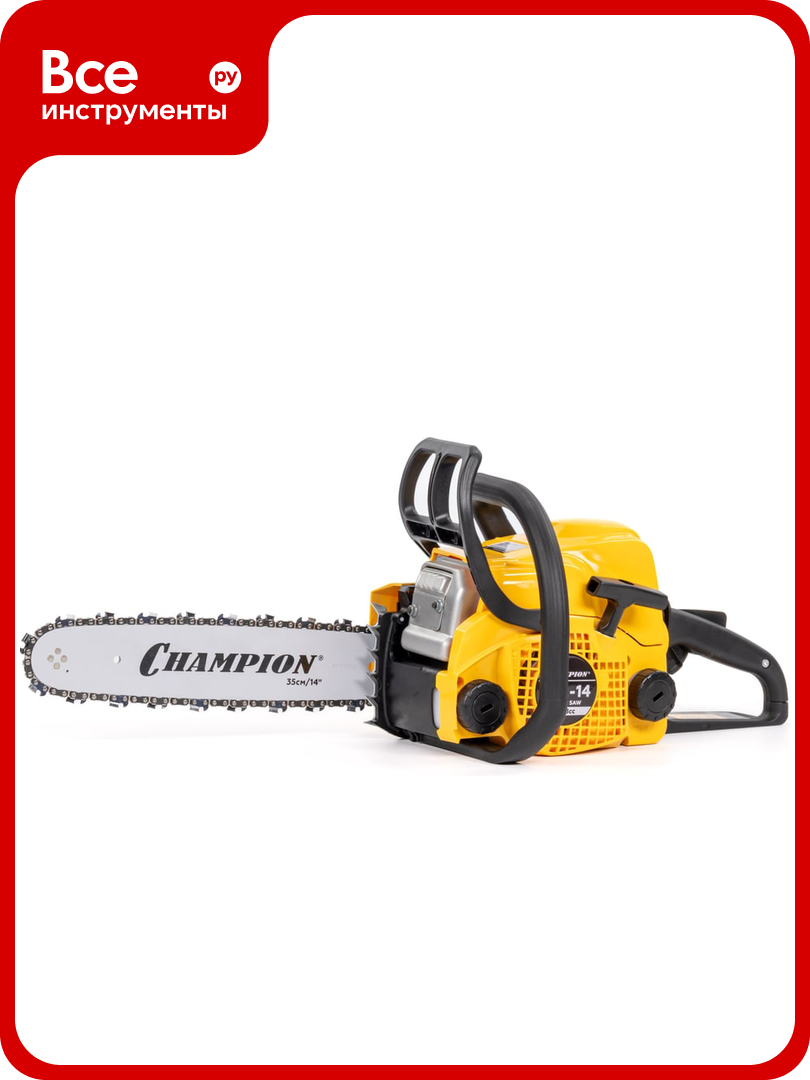 Бензопила CHAMPION (1,5кВт 31,8см3 3,9кг, 3/8-1,3-50E ) 232-14