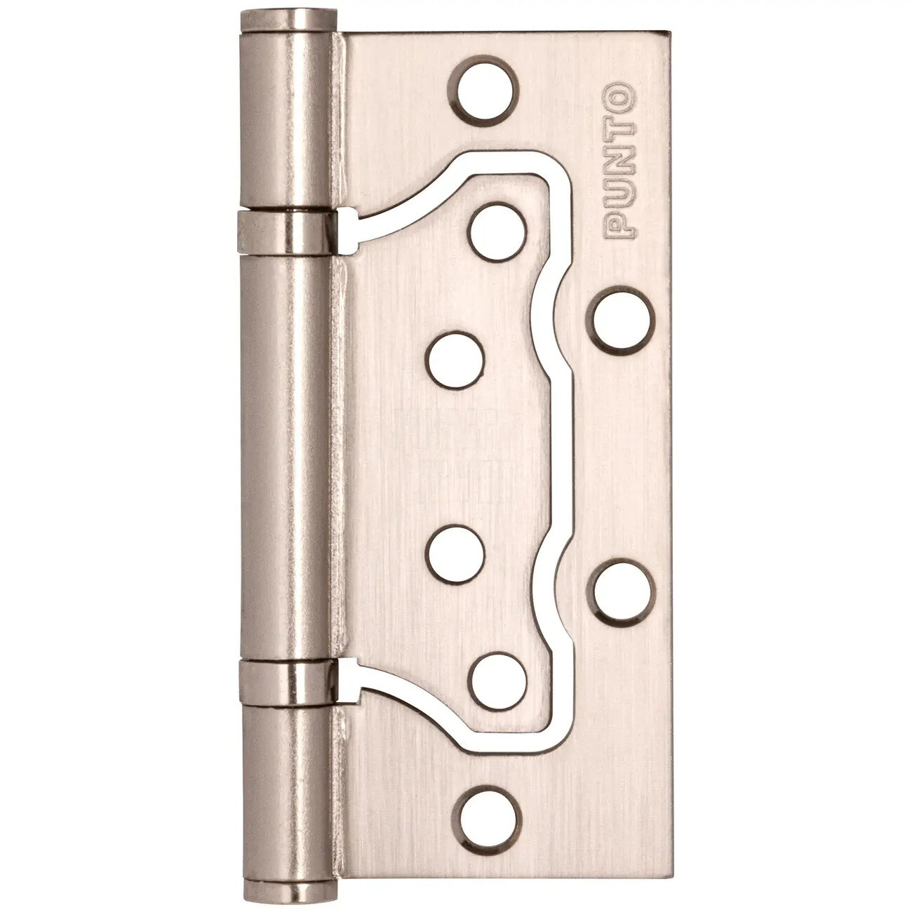 Петля Punto (Пунто) универсальная без врезки IN4200W (200-2B 100x25) никель