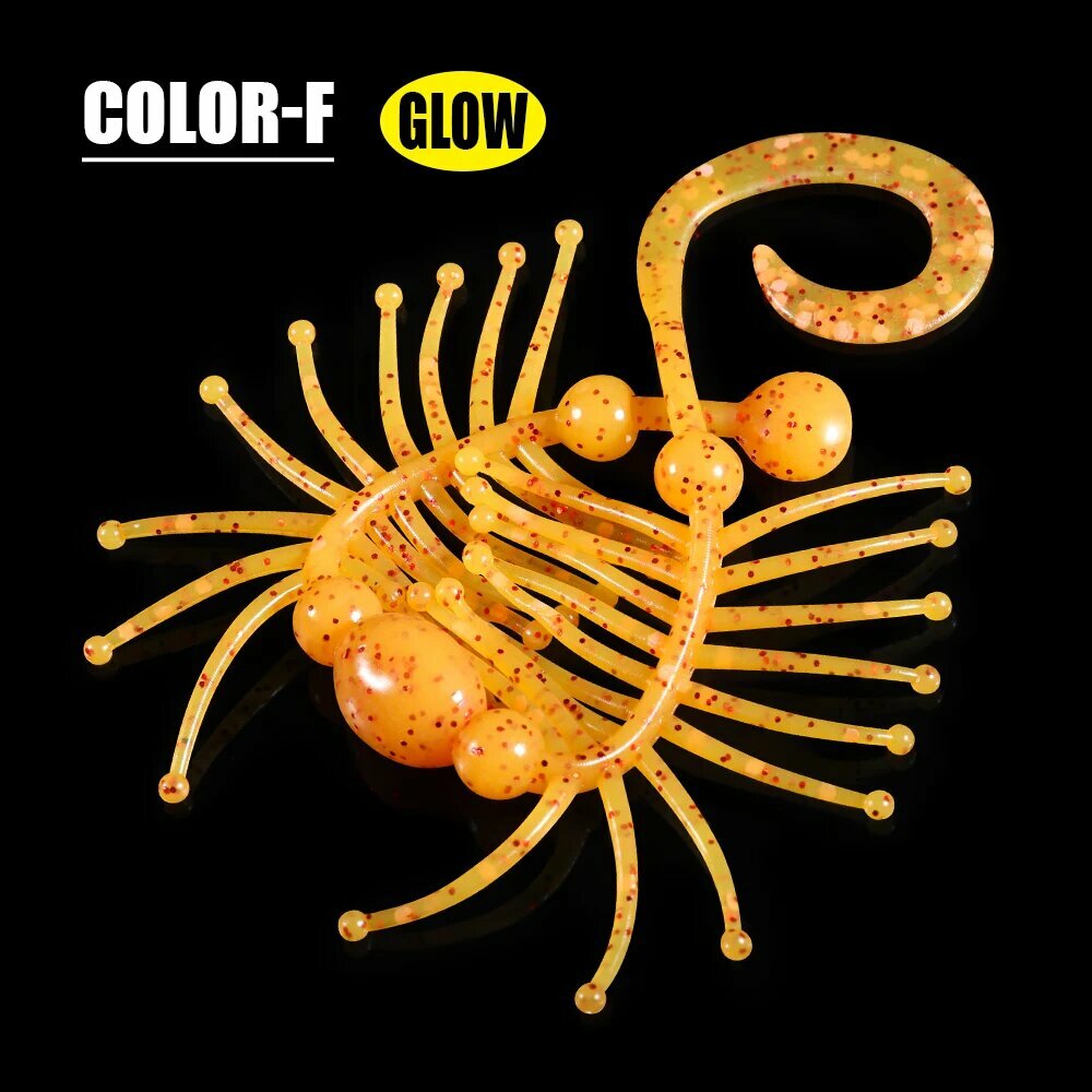 Мягкая приманка Spinpoler Color-F креветка 13 см