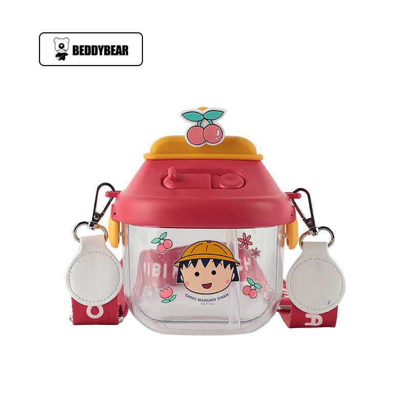 Чашка с медвежьей школой чашка Tritan летнее лето для мужчин и женщин детский сад герметичная вода чашка соломка