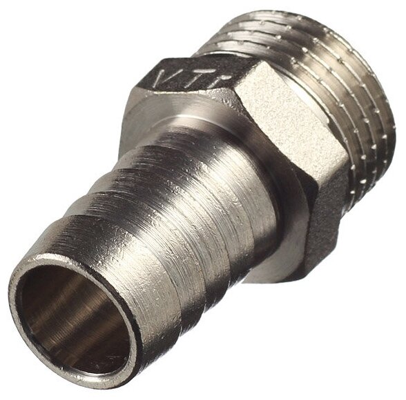 Штуцер Valtec для присоединения шланга 1/2 НР(ш) х 16 мм латунный (VTr.650. N.0416)