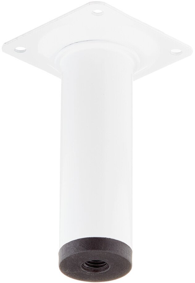 Ножка мебельная стальная 30х100 мм белая (1 шт.)