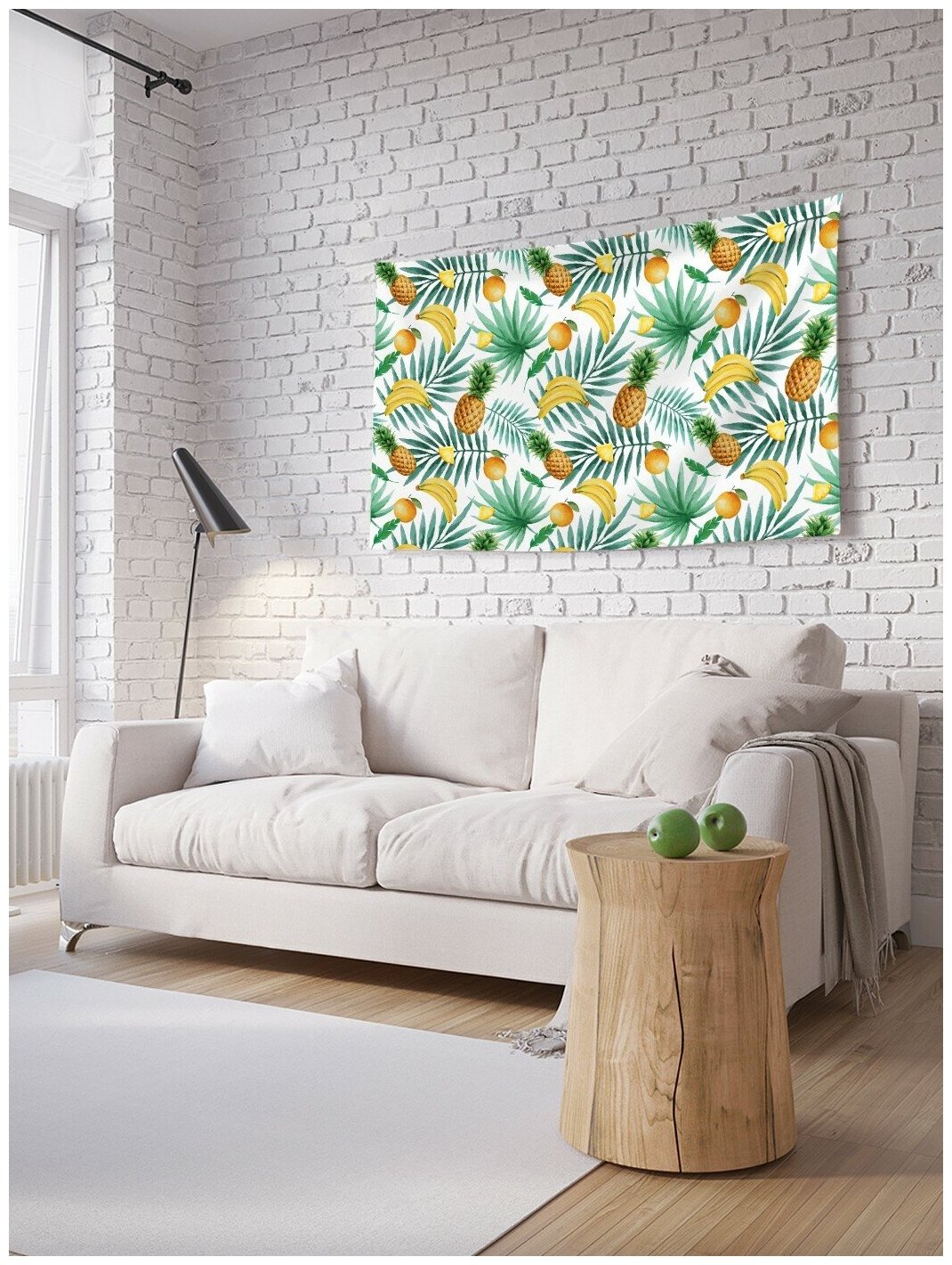 Горизонтальное фотопанно JoyArty на стену "Тропические фрукты", 150x200 см