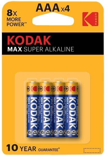 Батарея Kodak MAX LR03 4шт. (30952812)