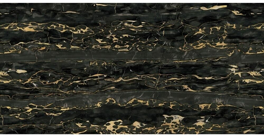 Керамогранит Decovita Ceramica (Дековита Керамика) Nero Portoro Full Lappato 60x120 см, лаппатированный, 300030400 (1.44 м2)