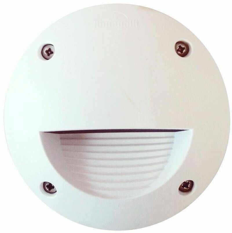 Светильник для подсветки лестниц встраиваемый Fumagalli Leti 100 Round-St 2C4.000.000. WYG1L, Белый и Матовый