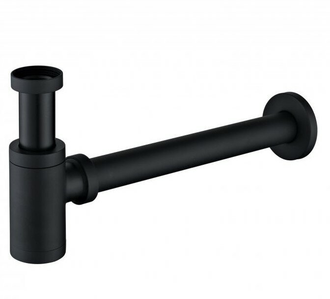 Сифон BelBagno (Бельбагно) черный матовый BB-SMT2-NERO