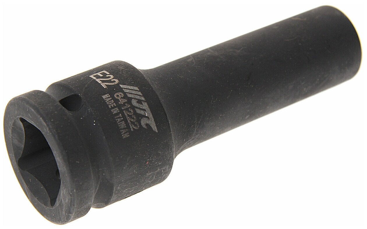 JTC-641222 - Головка торцевая 3/4" TORX E22 глубокая L 110мм JTC