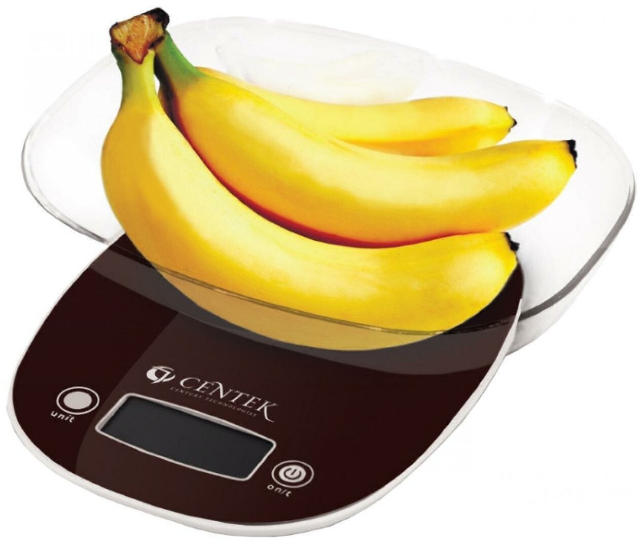 Весы кухонные Centek CT-2456, коричневый