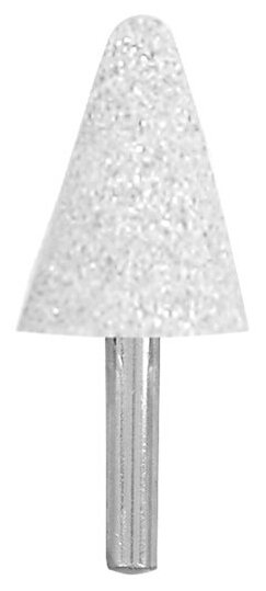 Шарошка абразивная по металлу хвостовик 6 мм конус 25х35 мм