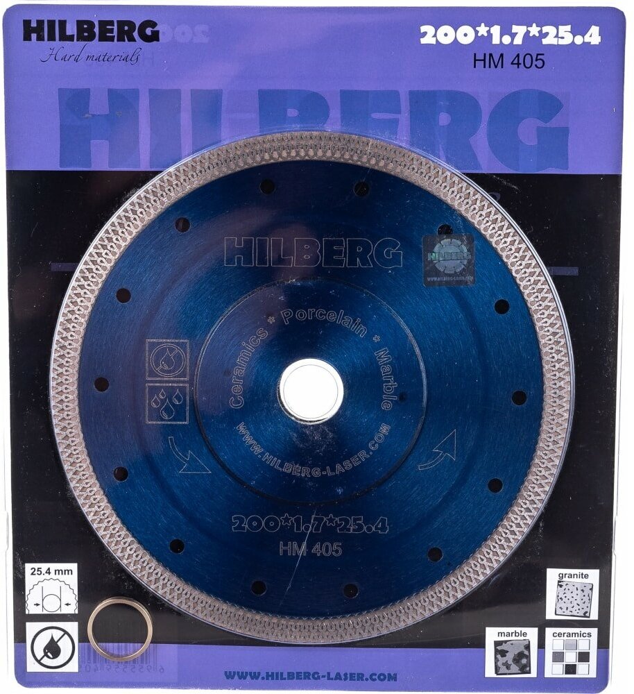 Ультратонкий отрезной алмазный диск Hilberg Hilberg