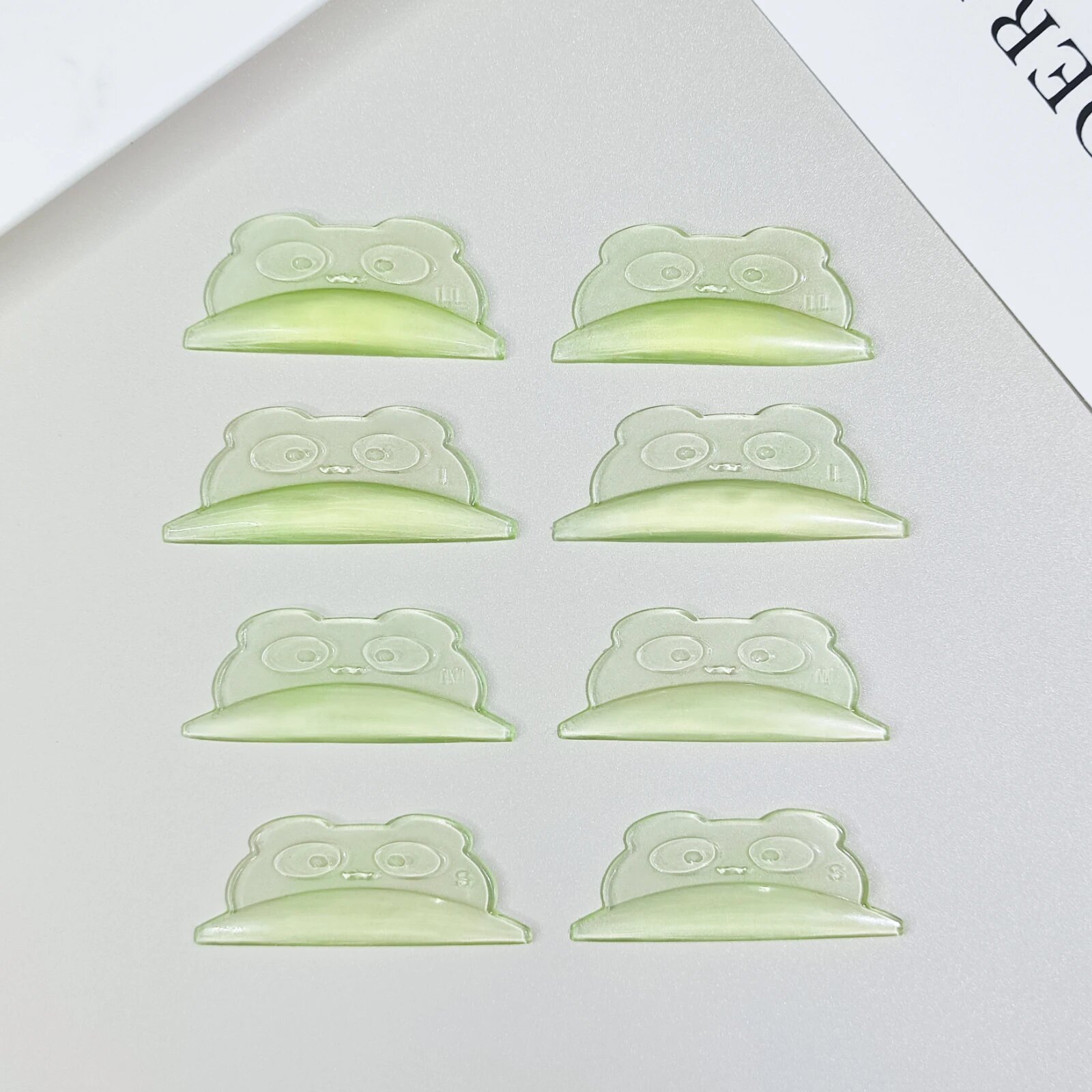 Силиконовые бигуди для ресниц Libeauty U Curl 4 пары Green