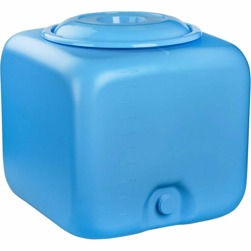 Бак ЗПИ «Альтернатива» 100л квадратный М1758, 100 л, 50 мм