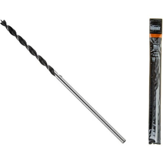 Сверло по дереву Gepard 10х145х300 ц/х (GP0421-10)
