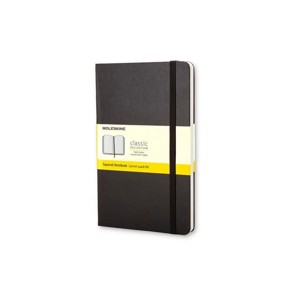 Блокнот Moleskine Classic Pocket 90x140 мм 192 стр в клетку твердая обложка (MM712)