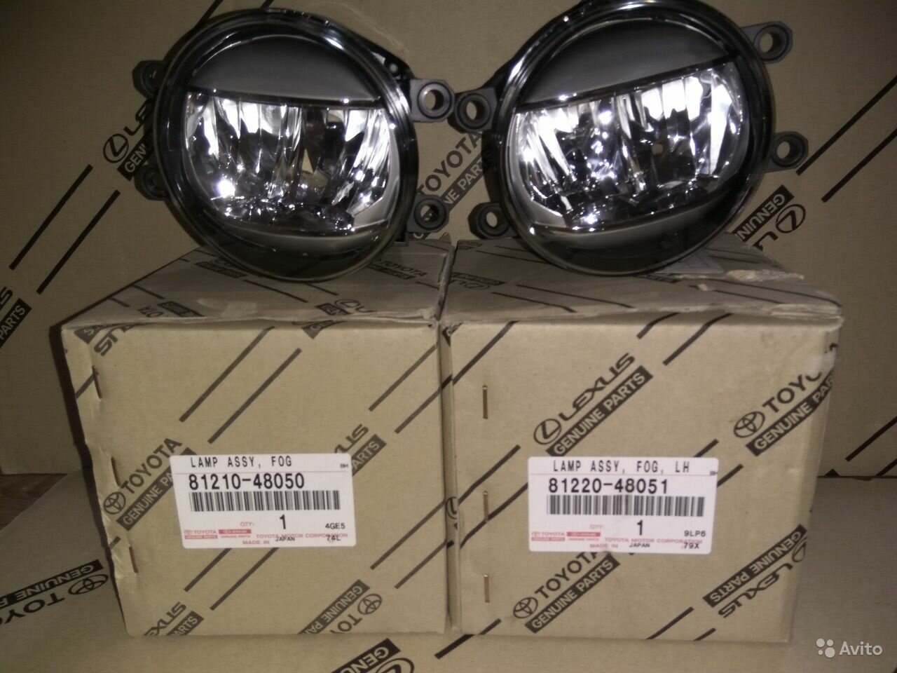 Комплект противотуманных фар Toyota Camry 55 50 диодные (LED)