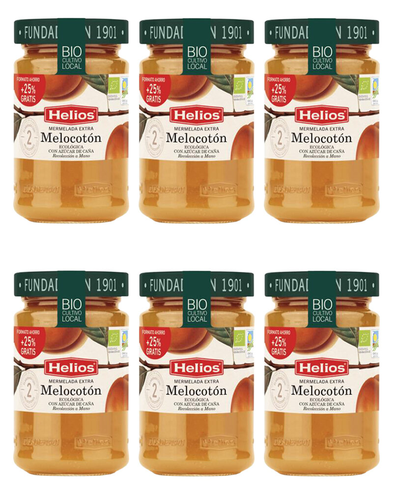 Конфитюр Helios из персика BIO 350 гр. - 6 шт.