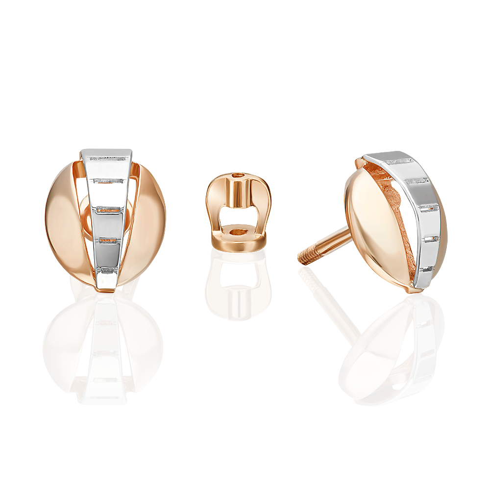 Серьги PLATINA, золото, 585 проба