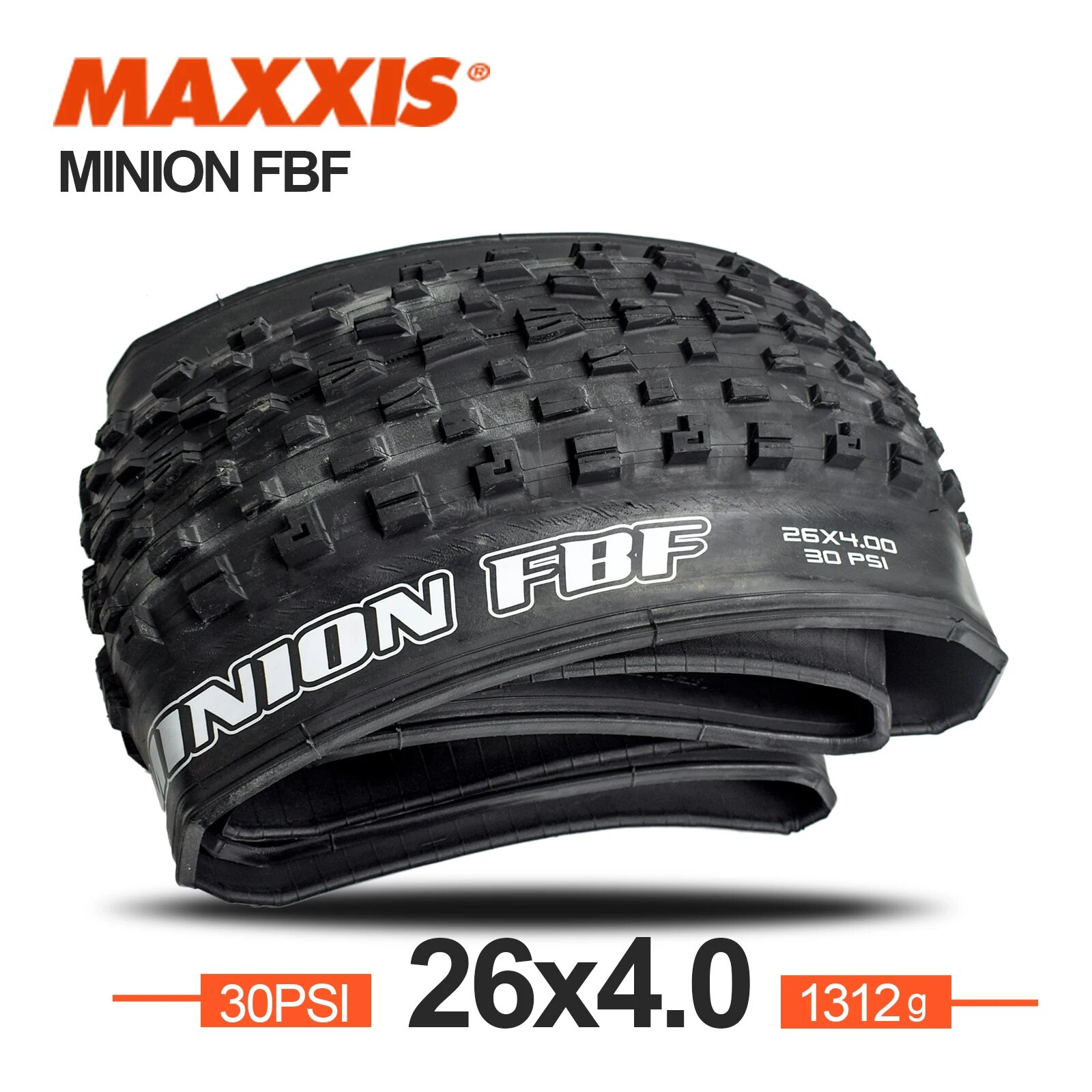 Шина MAXXIS Minion FBF 26x4.0, Черный
