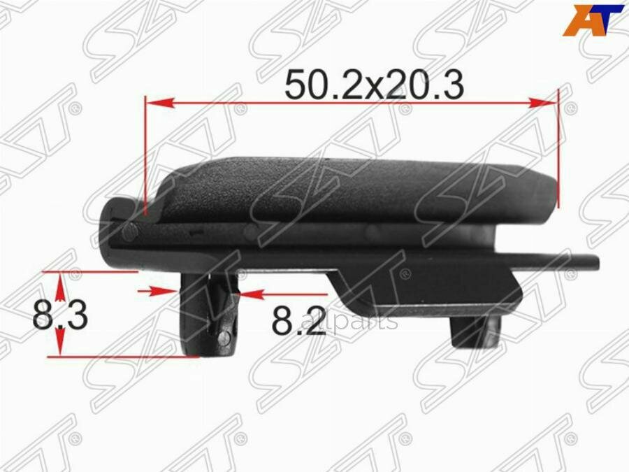 SAT ST-M12222 Клипса крепления фары LEXUS RX300 98-03 низ (1 шт.)
