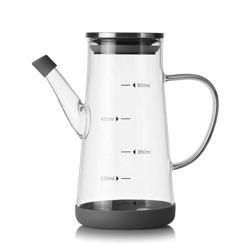 Стеклянная масленка, непротекающая масляная бутылка, кухонная, домашняя, без капель, большая масляная банка, большая емкость, бутылка для приправ, соевого соуса, уксуса