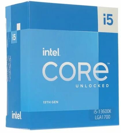 Процессор Intel Core i5-13600K (BX8071513600K-SRMBD) BOX - LGA 1700, 14 х 3.5 ГГц, L2 - 20 МБ, L3 - 24 МБ, 2хDDR4, DDR5-5600 МГц, Intel UHD Graphics 770, TDP 181 Вт