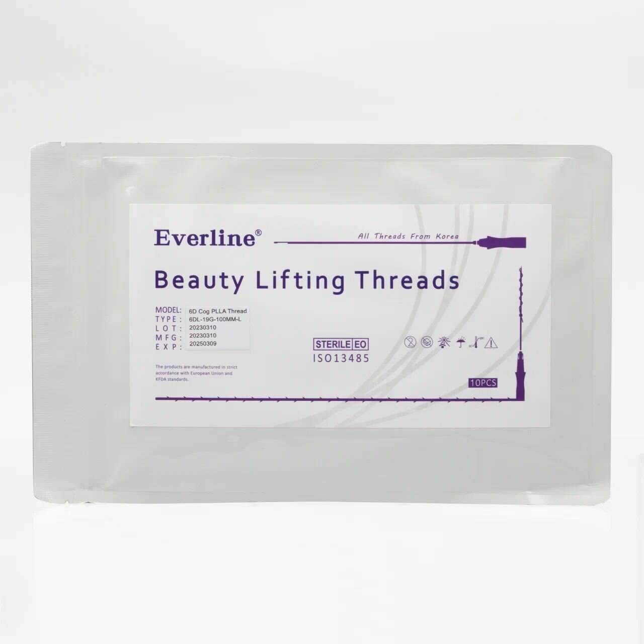 Мезонити PDO COG Тype 6D 19G*100mm 2шт