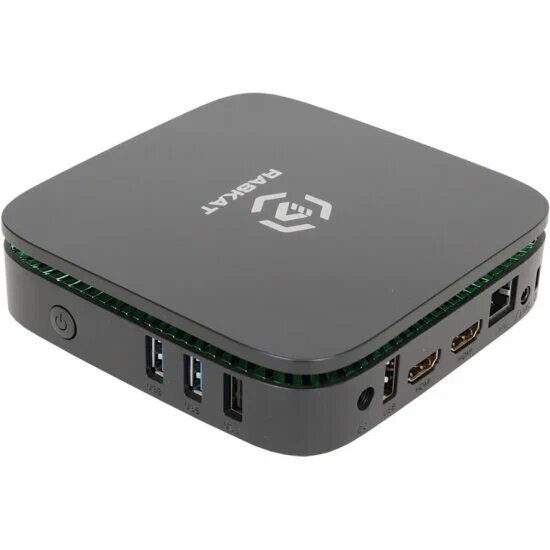 Неттоп RASKAT Start 107, Intel N100, DDR4 8ГБ, 256ГБ(SSD), Intel UHD Graphics, noOS, черный [start107148872]