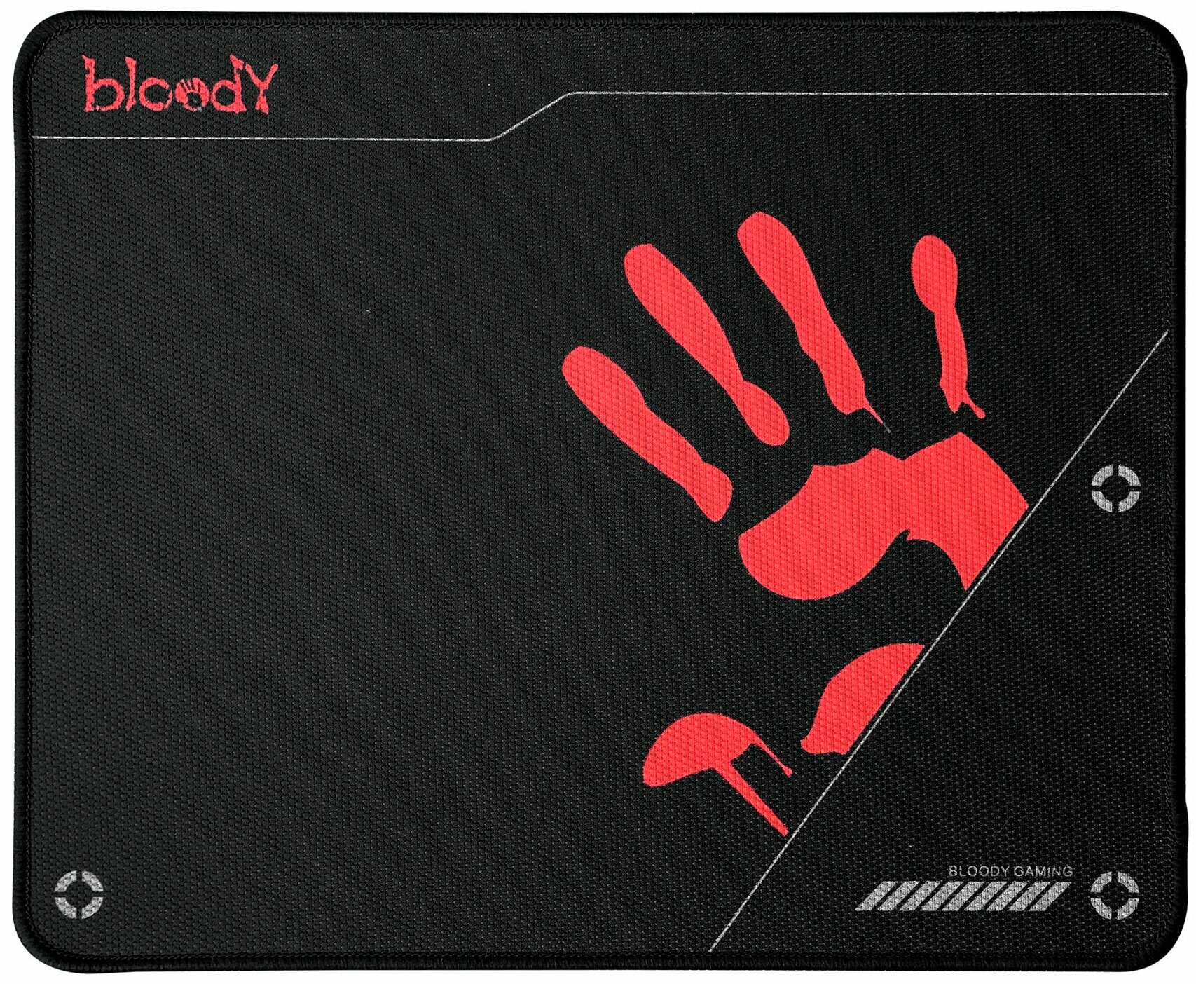 Коврик для мыши A4TECH Bloody BP-50M (M) черный/рисунок, ткань, 350х280х3мм