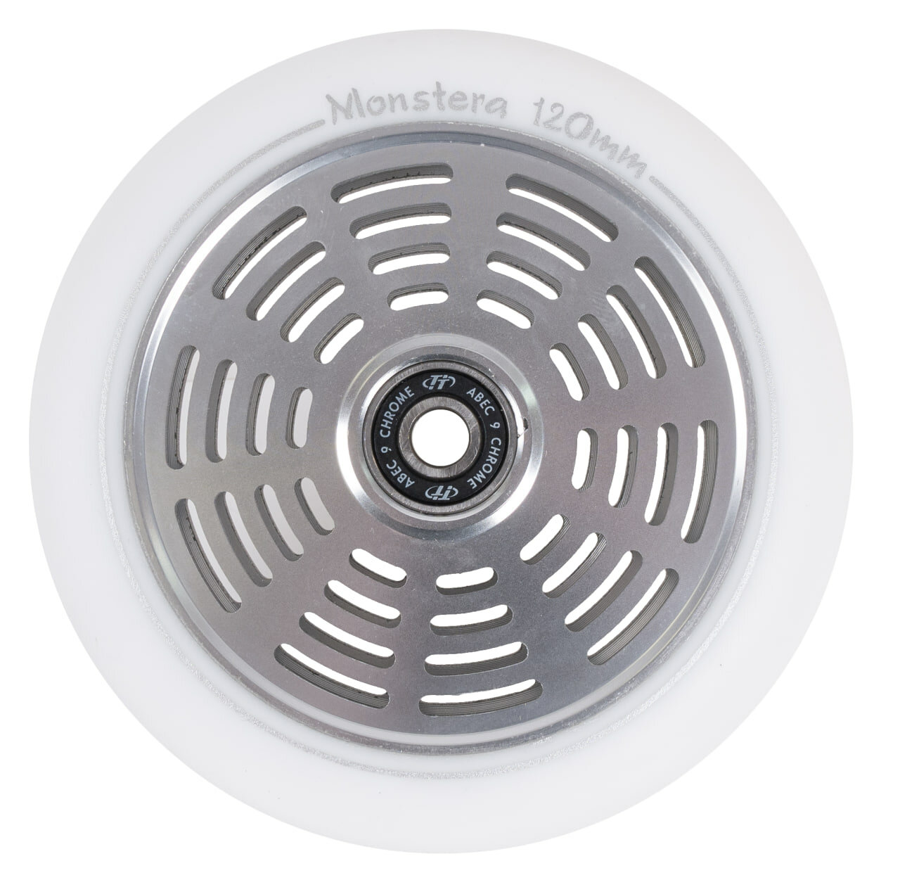 Колесо для трюкового самоката Tech Team TT 120х24 мм. Monstera White
