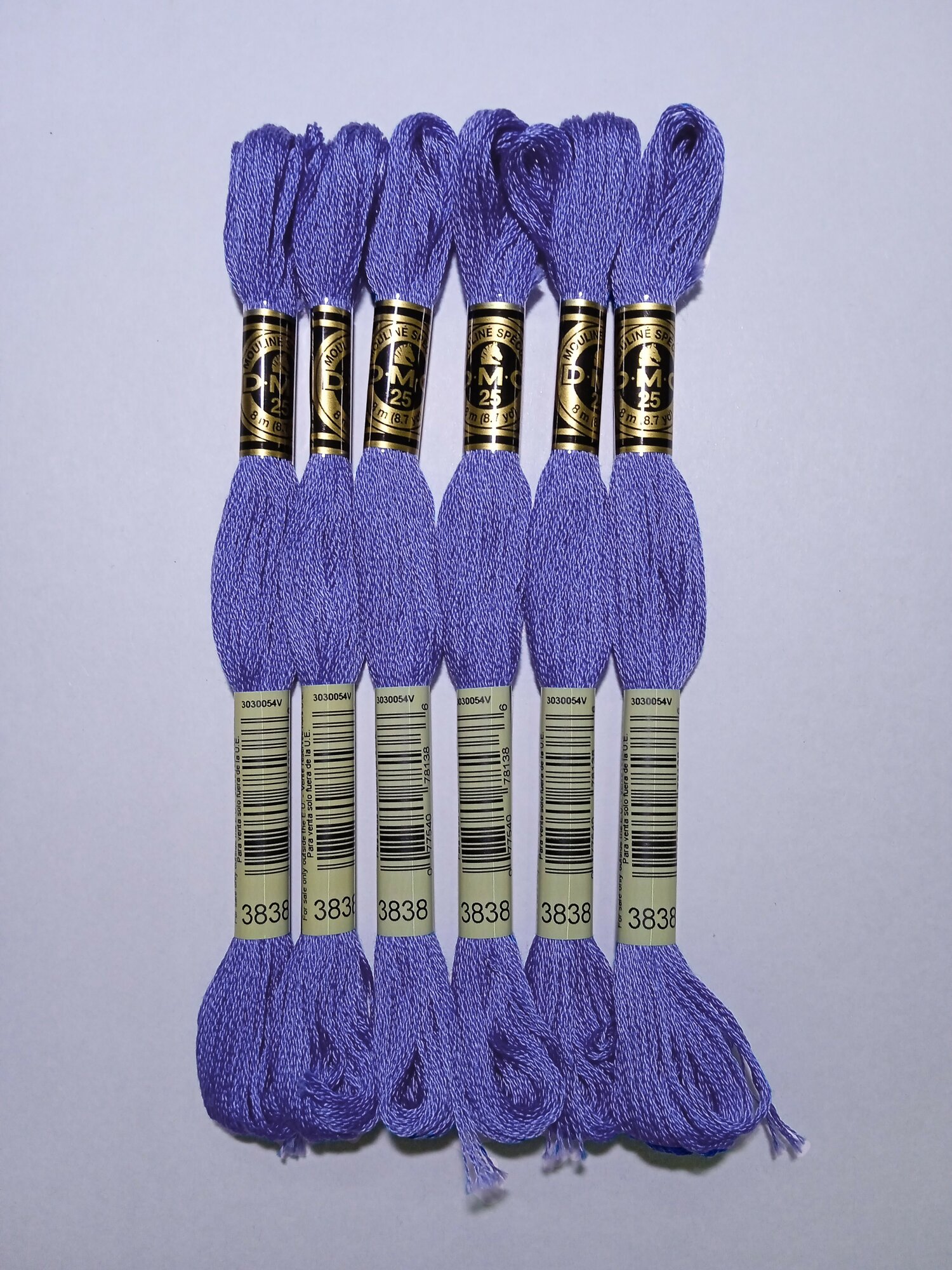 Набор ниток мулине, 8 м, 6 шт DMC-3838_6