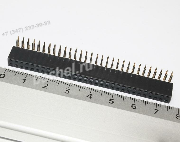 Разъем штыревой PBDR-2x30 (2,54)