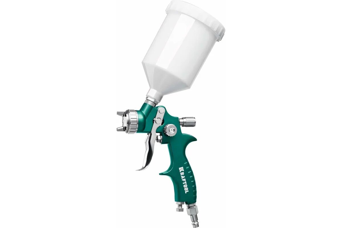 Краскопульт пневматический KRAFTOOL AirFlat LVLP 06524-1.7, 3,5 бар, расход 220 л/мин